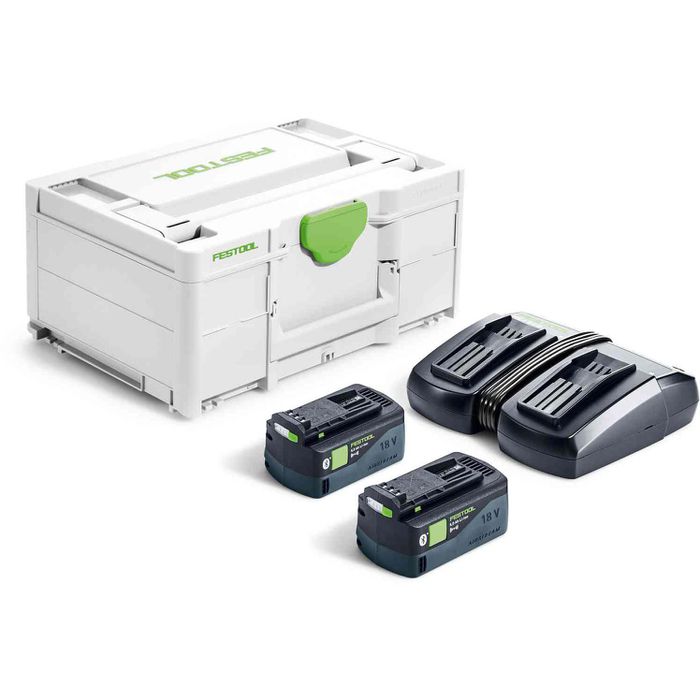 Festool Tischkreissäge CSC SYS 50 EBI-Plus, 168mm, 2x 18V/5,0 Ah, mit Energie-Set - Böttcher AG