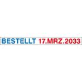 Colop Datumstempel Mini S120/WD, rot/blau, selbstfärbend, Abdruck 42 x ...