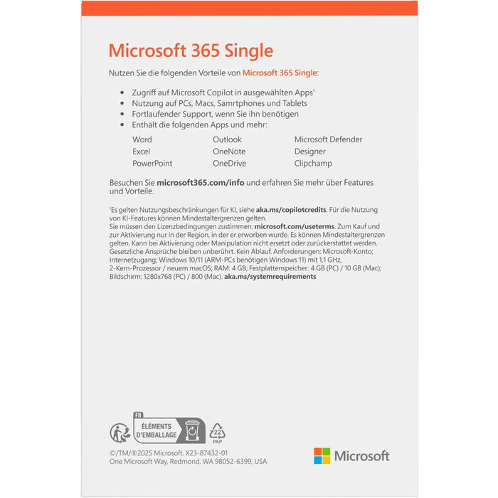 Microsoft 365 Single – günstig kaufen – Böttcher AG