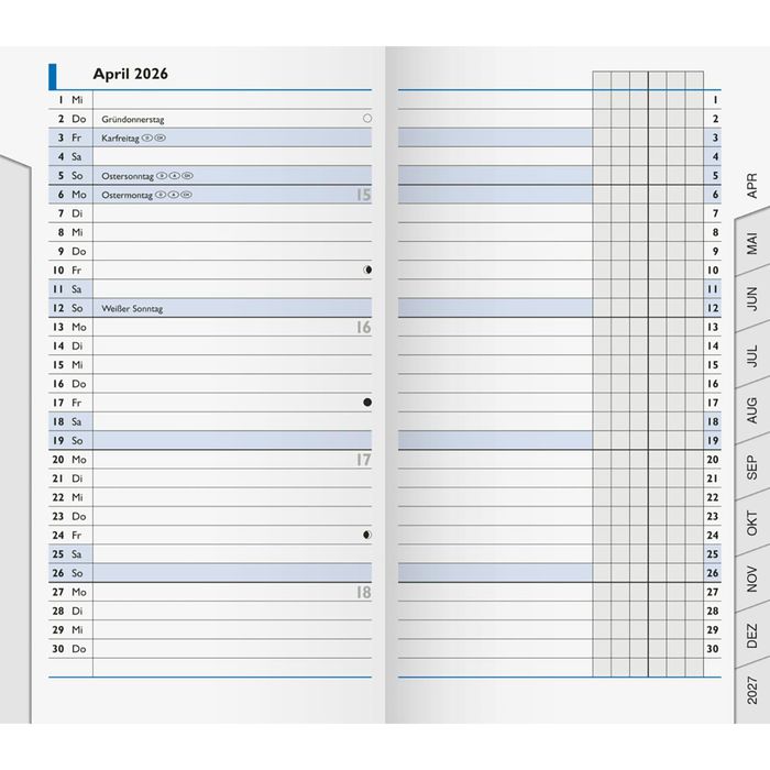Taschenkalender 2026 – günstig kaufen – Böttcher AG
