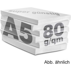 DataCopy Kopierpapier Everyday Printing, A5, 80g/qm, hochweiß, 500 Blatt - Böttcher AG