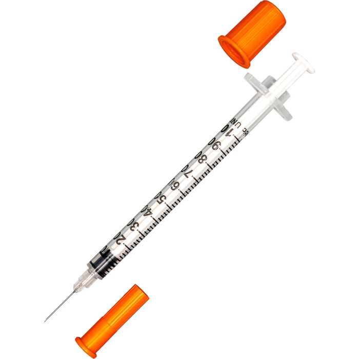SF-Medical-Products Spritze Insulinspritze 1ml, Einweg, mit ...