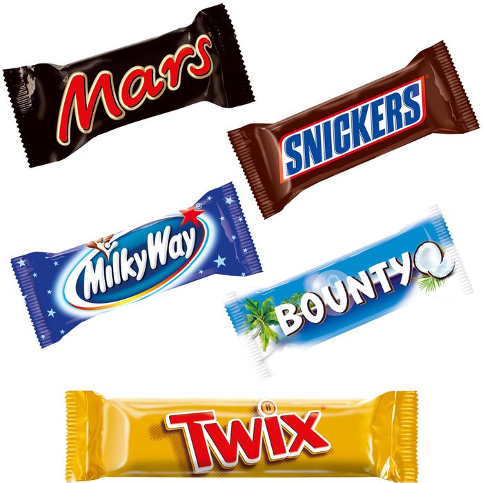 Mars-Minis Schokoriegel Mixed Minis, verschiedene Sorten, 1,425kg, 71 ...