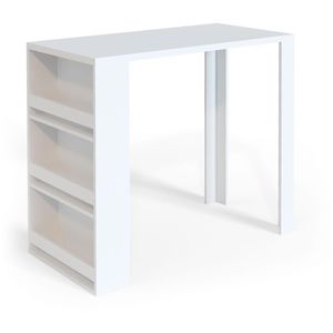 Vasagle Bartisch LBT91X, vintage,120 x 90 x 60cm (B/H/T), braun ...