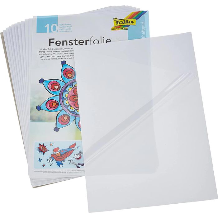 Folia Fensterfolie 450230, Window Color Folie, selbsthaftend, 23 x 33cm ...