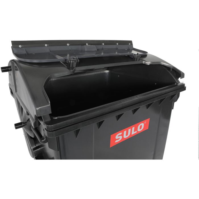 Sulo Müllcontainer Citybac 1100 Liter, grau, aus Kunststoff, mit Rädern ...