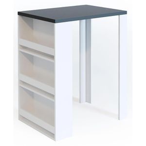 Vasagle Bartisch LBT91X, vintage,120 x 90 x 60cm (B/H/T), braun ...