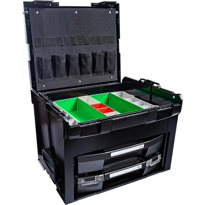 Bosch-Sortimo Werkzeugkoffer LS-BOXX 306, leer, Kunststoff Klappkoffer ...
