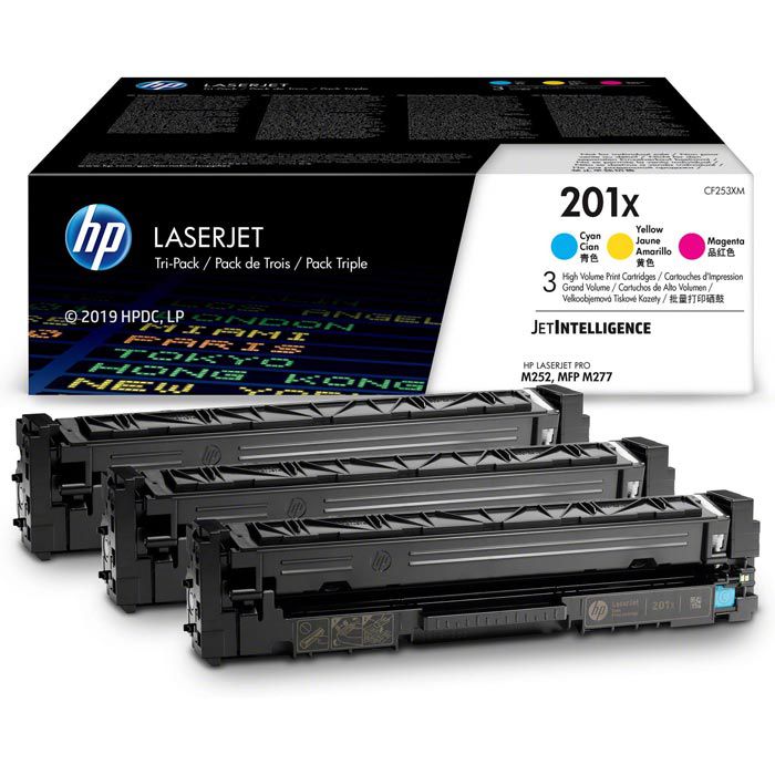 HP 201X Multipack CF253XM cyan+magenta+gelb Original Tri-Pack - Böttcher AG