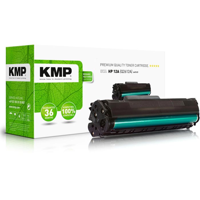 kompatibel fur HP 12A Q2612A XXL sw KMP H T117 Toner Bottcher AG