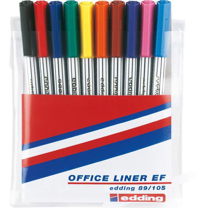 Edding 89 office liner EF sortiert Fineliner 0.3mm - Böttcher AG