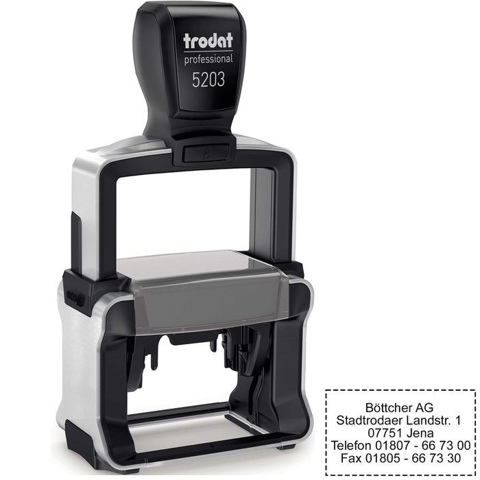 Trodat Stempel Professional, 5203, Textstempel, inklusive Textplatte - Böttcher AG