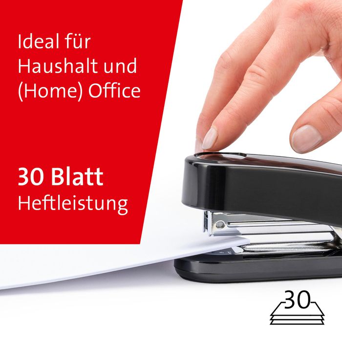 Novus B3 020-1261 Heftgerät 30 Blatt schwarz - Böttcher AG