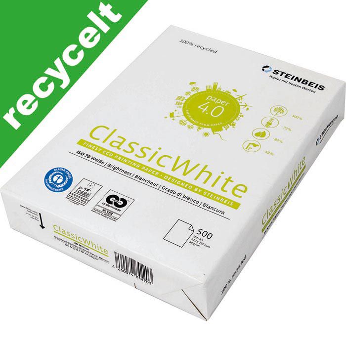 Steinbeis Classic White 500 Blatt A4 Kopierpapier Böttcher Ag