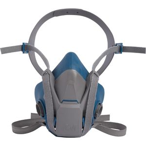 3M Atemschutzmaske Halbmaske 6503QL, Maskenkörper, mit Ventil, Größe L ...