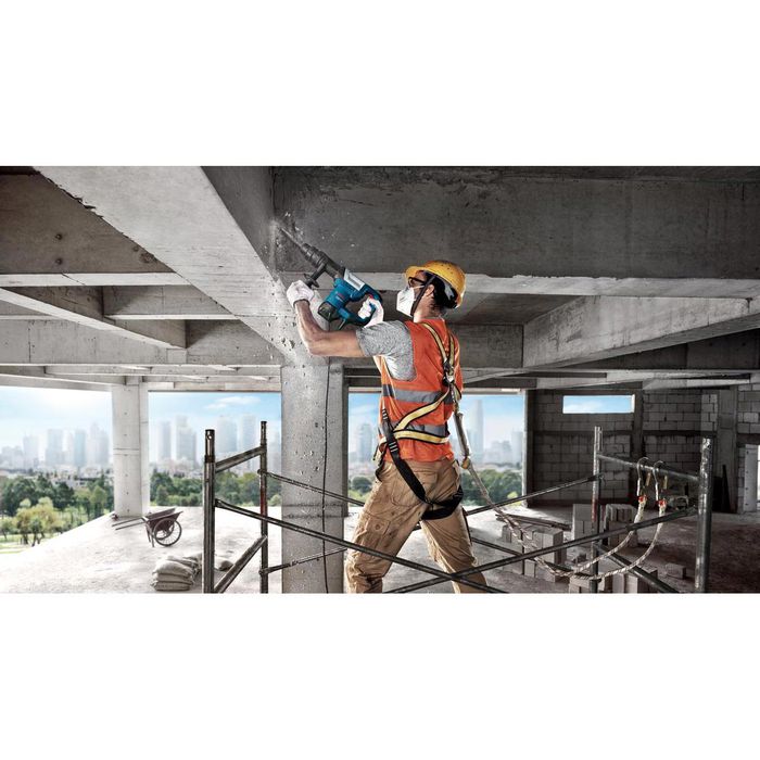Bosch Stemmhammer GSH 500, SDS Max, 1100 W, mit Spitzmeißel und Koffer ...