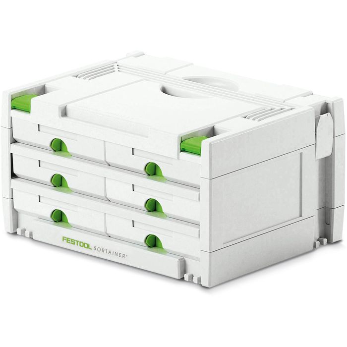 Festool Sortimentskasten SORTAINER SYS 3-SORT/6, 491984, 395 x 210 x ...