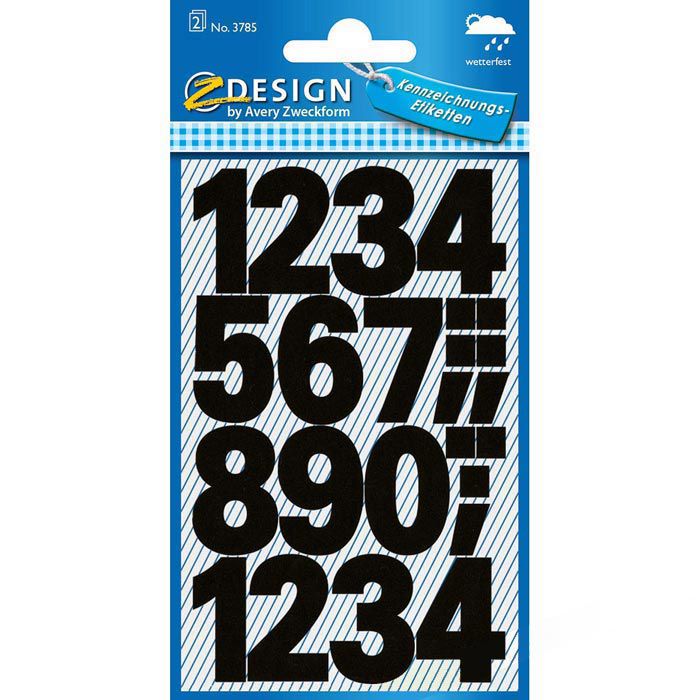 Klebezahlen Zweckform – günstig kaufen – Böttcher AG