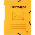 Stylex Postmappe A4, aus Karton, mit 3 Einschlagklappen und Gummizug ...