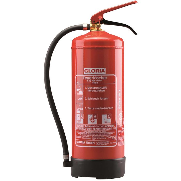 Gloria PD 6 GA Feuerlöscher 6 kg ABC Pulverlöscher - Böttcher AG