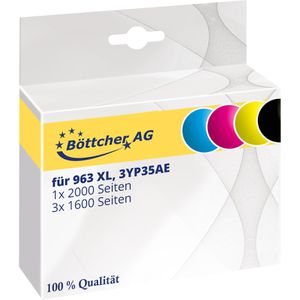 kompatibel für HP 963XL Multipack, 3YP35AE, schwarz, cyan, magenta ...