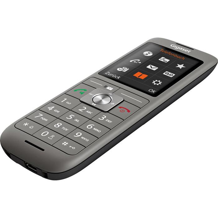 Gigaset Telefon CL660A, anthrazit, schnurlos, mit Anrufbeantworter ...