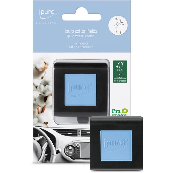 Ipuro Autoduft Essentials Car Line, Duftstecker, mit Clip, cotton ...