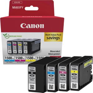 Canon Tinte PGI-1500XL BK, C, M, Y, Multipack, 9182B010, 34,7ml, 3x 12ml – Böttcher AG