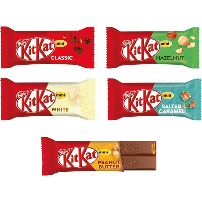 Nestle Schokoriegel KitKat Mini Mix, 196,2g, je 14,01g, 14 Riegel ...