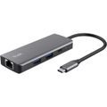 Trust Dockingstation Dalyx 6-in-1, 24968, 100 Watt, HDMI, LAN, USB-C 3. ...