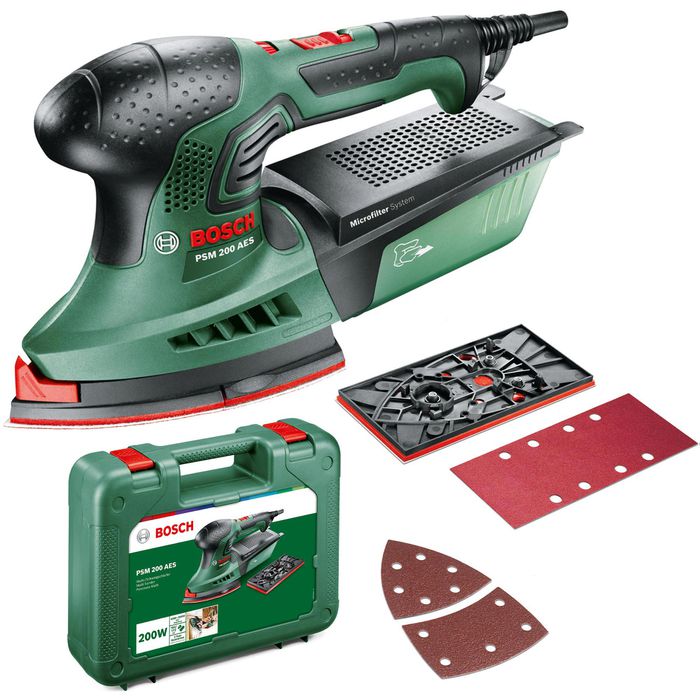 Bosch Schwingschleifer PSM 200 AES, 200 W, 182 x 92mm, mit ...