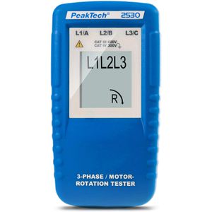 PeakTech Drehfeldmessgerät P 2530, LCD, 40 - 690 V, CAT III 600V ...