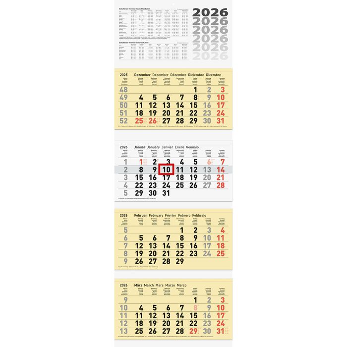 Brunnen Kalender – günstig kaufen – Böttcher AG