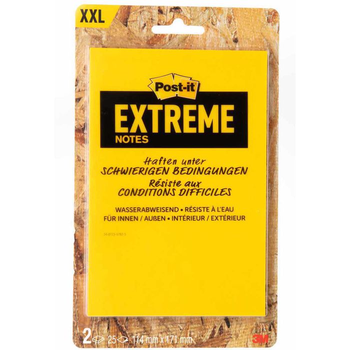 Post-it Haftnotizen Extreme Notes, EXT57M-2-FRGE, 114 x 171mm 2x25 ...
