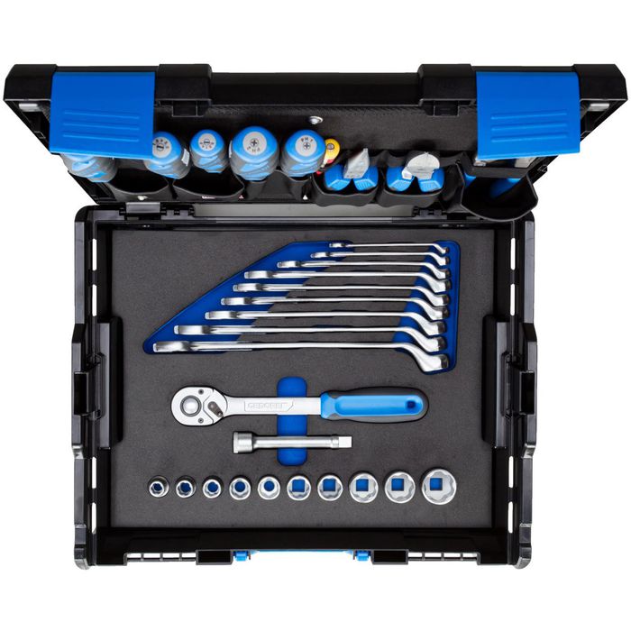 GEDORE Werkzeugkoffer 1100-004, Starter-Sortiment, 30-teilig, in L-Boxx 136 - Böttcher AG