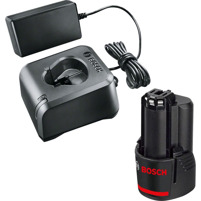 Bosch Akku-Bohrschrauber GSR 12V-15 Professional, 12V / 2,0Ah, mit 2 ...