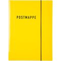 Stylex Postmappe A4, aus Karton, mit 3 Einschlagklappen und Gummizug ...