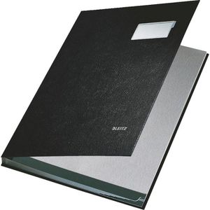 Leitz Unterschriftenmappe 5700-00-25, A4, 20 Fächer, Hartpappe mit ...