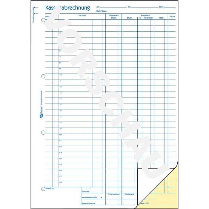 Kassenbuch – günstig kaufen – Böttcher AG