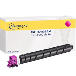 kompatibel für Kyocera Toner TK-8335M magenta, 15000 Seiten – Böttcher AG