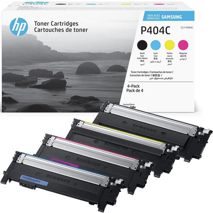 Samsung CLT-P404C Value Pack Original Toner schwarz, cyan, magenta ...