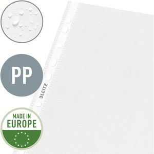 Leitz Prospekthüllen 4780-00-03, A4, genarbt, 0,13 mm, oben & seitlich ...