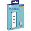 TP-Link USB-Hub UE330, weiß, mit LAN, 3 USB 3.0 Ports, Anschluss ...