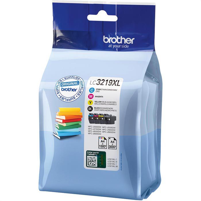 Brother LC-3219XL Value Pack Original Druckerpatronen schwarz, cyan ...