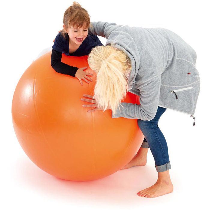 Togu Gymnastikball Theragym Ball, 120cm, belastbar bis 250kg, orange ...