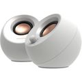 Creative PC-Lautsprecher Pebble V3, weiß, 8 Watt, 2.0 Stereo, 3,5mm ...