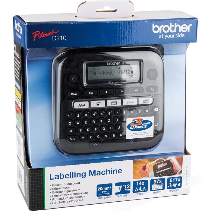 Brother P-touch D210 PT Beschriftungsgerät 12mm - Böttcher AG