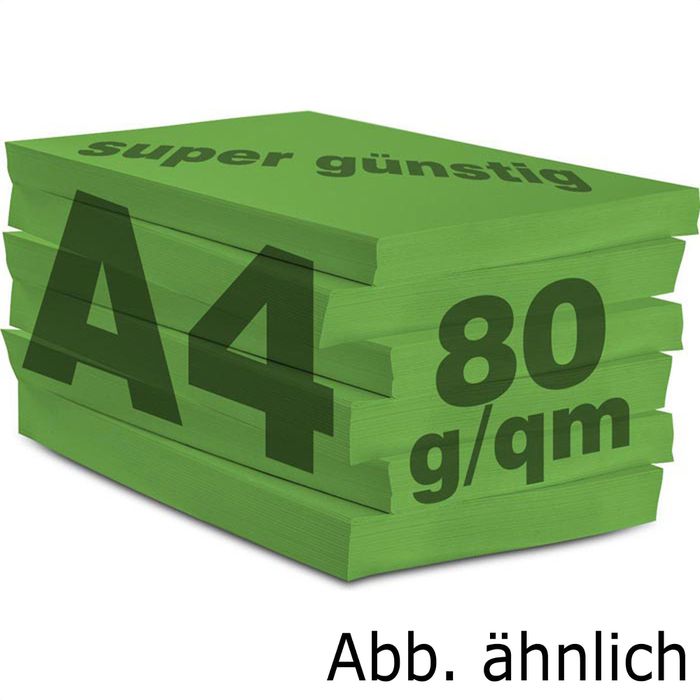 Antalis Kopierpapier Image Coloraction Dublin, A4, 80g/qm, dunkelgrün ...