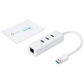 TP-Link USB-Hub UE330, weiß, mit LAN, 3 USB 3.0 Ports, Anschluss ...