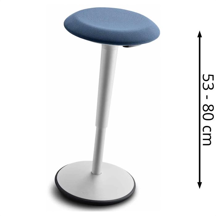 sedus Fitness-Hocker sefit, sf-905/002, Stoff, blau - Böttcher AG